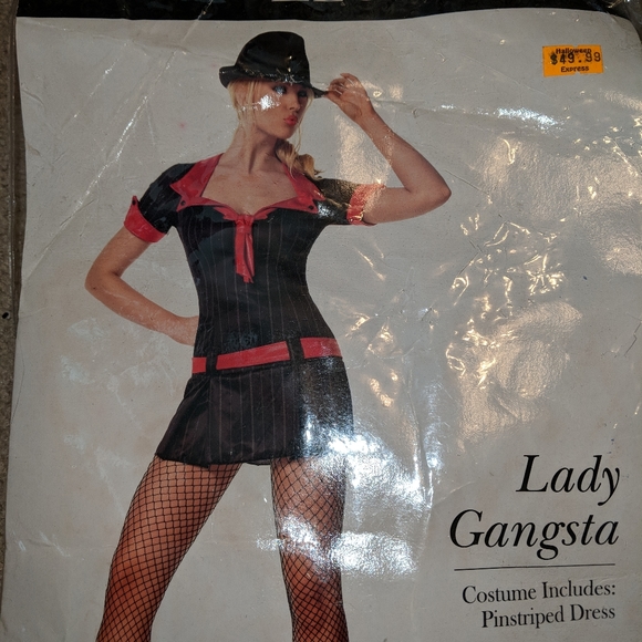 Leg Avenue | Other | Lady Gangsta Sexy Halloween Costume Medium Leg Avenue Short Dress Costume ...